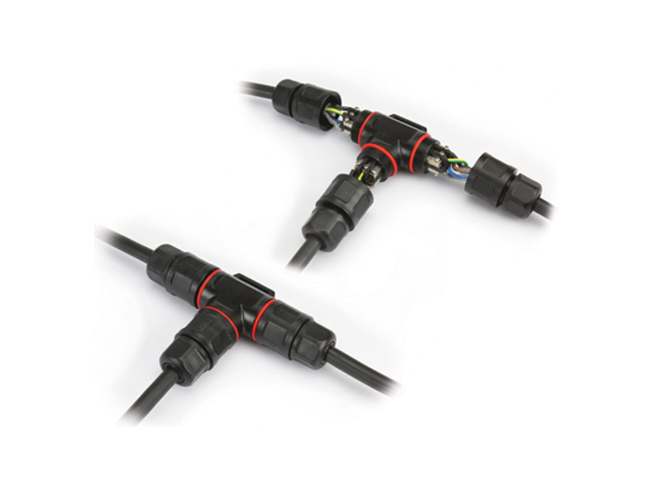 With Screw Connection Waterproof 6 Pin 'T' Connector-TTAF CONSUMER